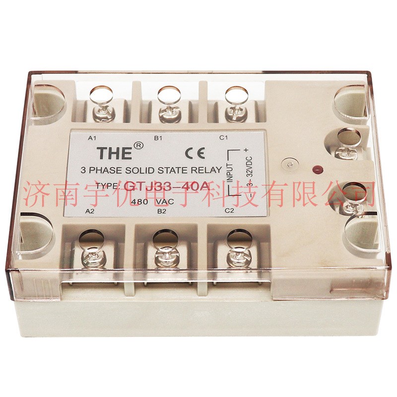 THE无锡天豪 GTJ33-40A 三相交流固态继电器 380V 40A 原装