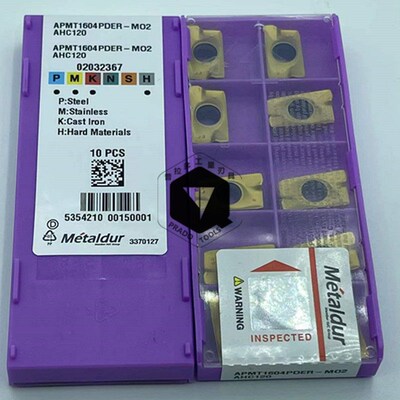 正品迈特多数控铣刀片APMT1604PDER-M02 AHC120 APMT1135 RPMT12