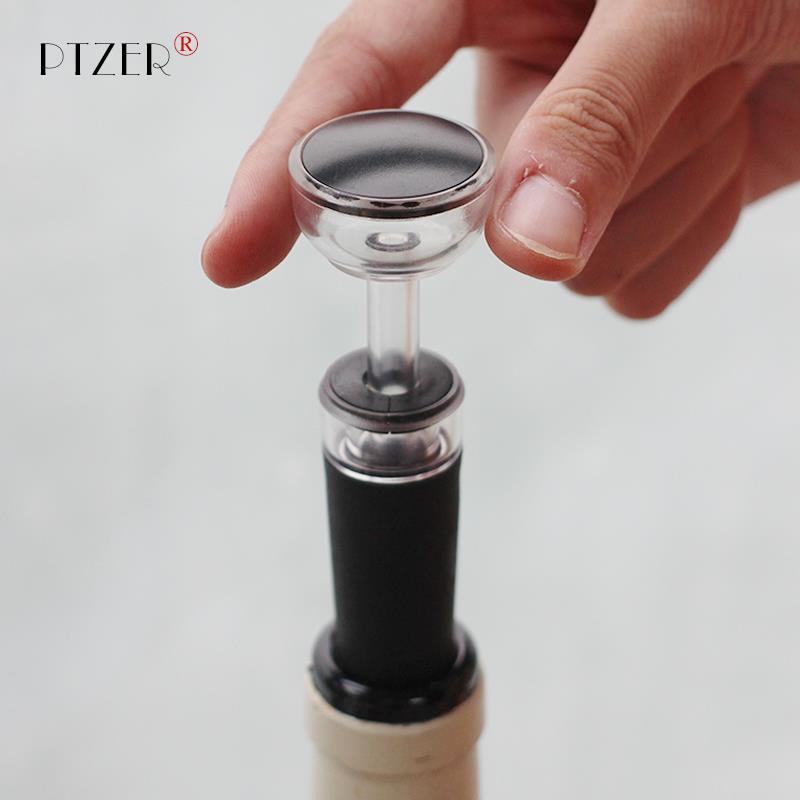 PTZER葡萄酒抽真空酒塞家用红酒保鲜排空气保存瓶塞葡萄酒密封塞