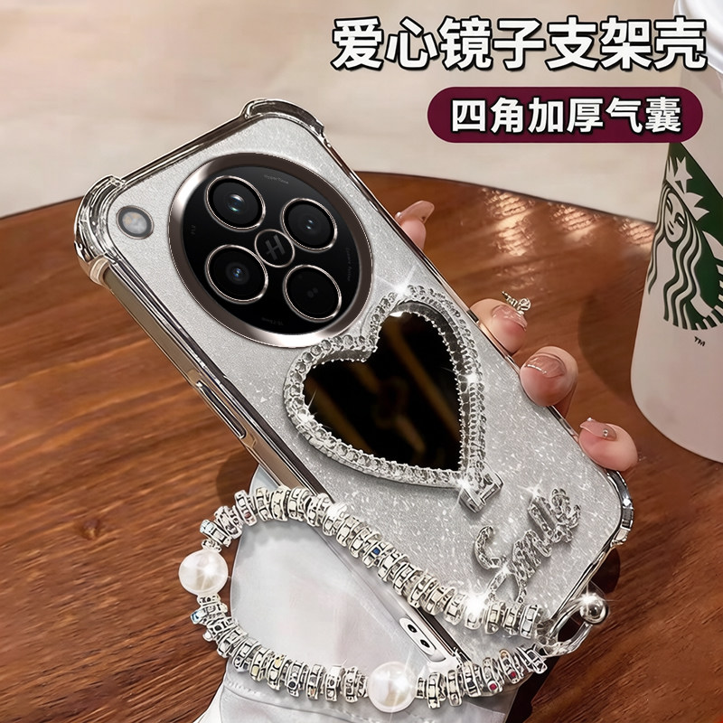 适用oppofindX8手机壳FindX8pro保护套0PP0硅胶镜头膜全包气囊防摔find镜子支架x8软0PP0新款外壳女款钻个性