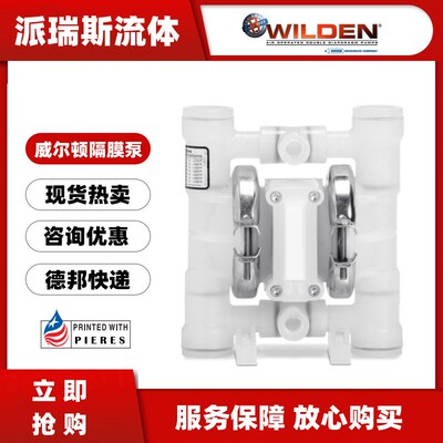 威尔顿WILDEN气动隔膜泵P.025/PZPPP/TNL/TF/PTV塑料耐腐蚀输送泵