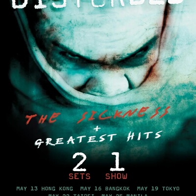 【预定金】Disturbed「THE SICKNESS + GREATEST HITS」巡演 2027
