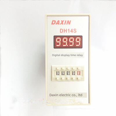 多功能数显时间继电器DH14S AC220V 380V 0.01S-9999H可调