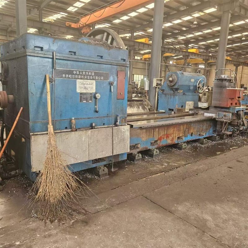 转让齐齐哈尔C61200x8米数控卧式车床广数980TDc系统