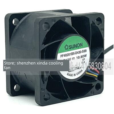 SUNON风扇PF40281BX-D50U-SC9建准4028 12V 10.8W四线PWM调速风扇