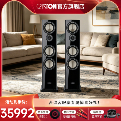 金榜三分频大口径低音落地音箱