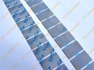 美国Laird固态硅脂垫相变硅脂导热垫AMD/inteli5i7版升级版25*15