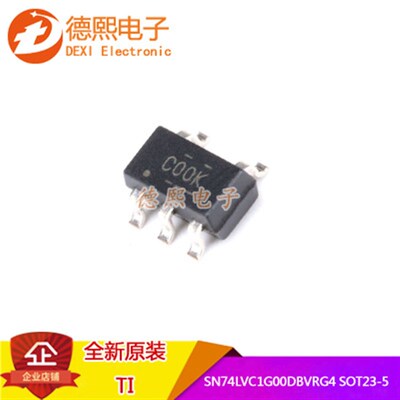 原装正品 SOT23-5 SN74LVC1G00DBVR 与非门 1路2输入 电流32mA
