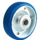 5寸蓝色铁芯聚氨酯单轮 怡合达原装 J-CRH01-D130-UZ脚轮
