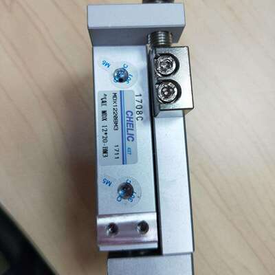CHELIC原装气立可附滑轨型双轴气缸MDX12 20BM3 MDXL20-40-BM1