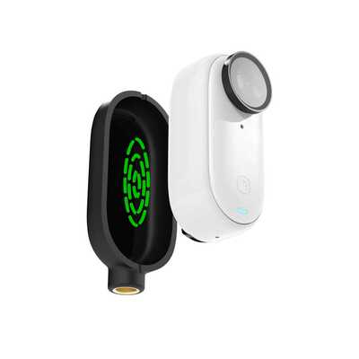 适用Insta360 GO3/GO3S塑胶边框挂脖磁吸4分之一接口转接头支架