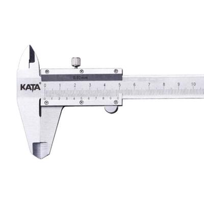 锴达 KATA 游标卡尺150mm 200mm 双槽 精密测量工具机械式KT34115