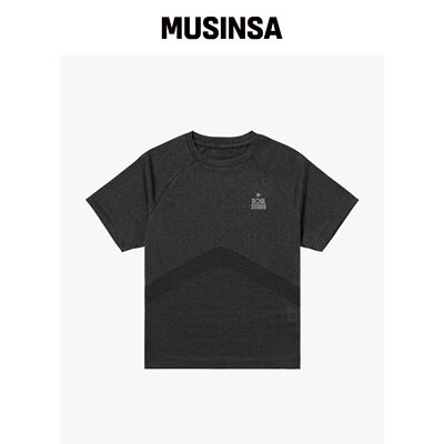 GOALSTUDIO WS JACQUARD T恤-炭灰色 MUSINSA韩国官网直邮进口