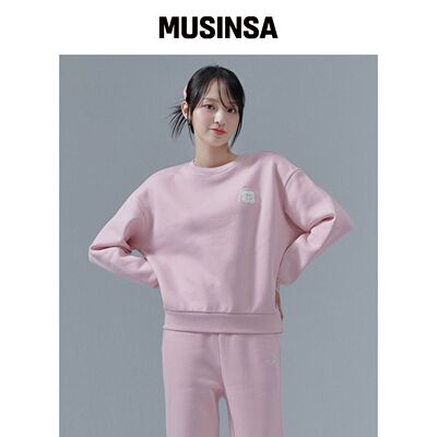 CHASECULT 女性绒面拼接卫衣-CFRG5172D0P MUSIN韩国官网直邮进口
