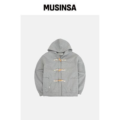 MEENDERI [UNISEX] 大口袋行李夹克 - 灰色韩国官网直邮进口