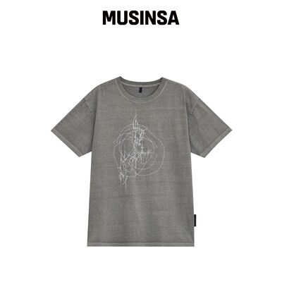 DEFGARMENTS PIG HUMAN FORM T-SHIRTS [GRAY] M韩国官网直邮进口