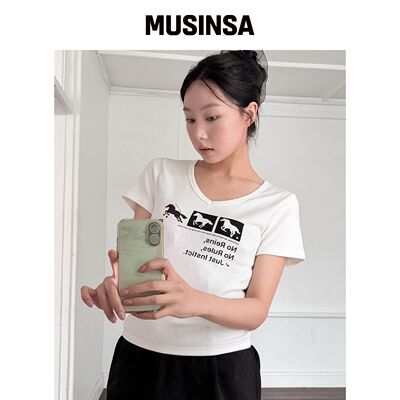 CHICKS NEYI X CHICKS INSTINCT DOT VNECK SLIM韩国官网直邮进口