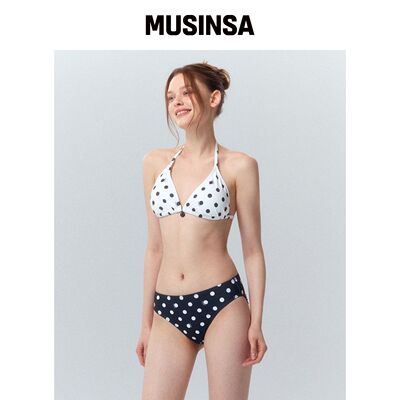 CORALIQUE 波点反转比基尼白色 MUSINSA韩国直邮官方正品