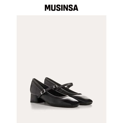REQINS 凯莉 - 黑色（皮革） MUSINSA韩国官网直邮进口