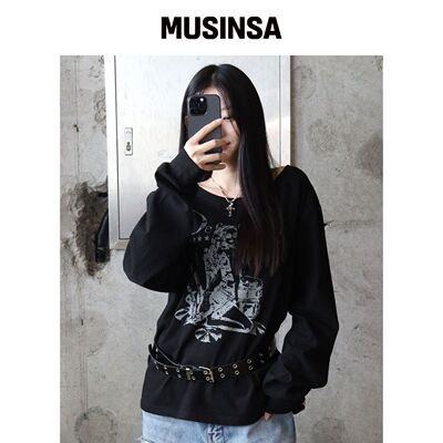 DEFYCLUBROBBERS BACKSTAGE MUSE 船型领单肩长 韩国官网直邮进口