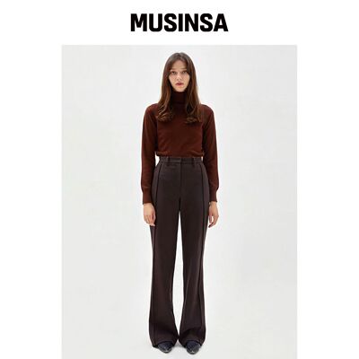 HAVELESS 衬里靴裤棕色韩国官网直邮进口MUSINSA