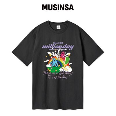 MILLION DAY MILLION FRIENDS 短袖T恤 MUSINSA韩国直邮官方正品