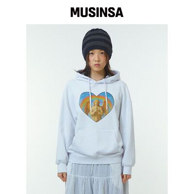 RETRIEVER CLUB ANGEL 连帽卫衣 [白色] MUSINSA韩国官网直邮进口
