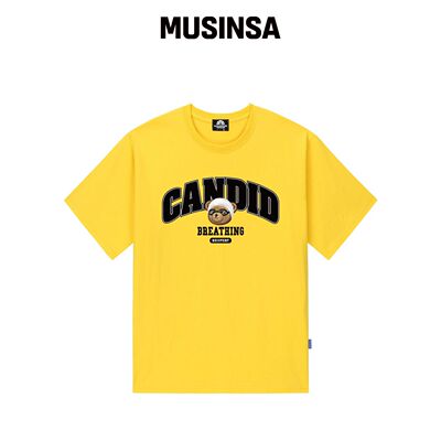 TRIPSHION SWIMMING BEAR LOGO T恤 - L'EAU MUS韩国官网直邮进口