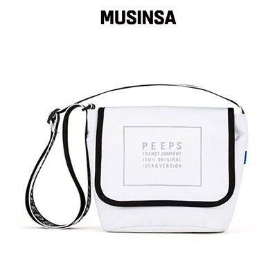 PEEPS 反光迷你斜挎包（白色）韩国官网直邮进口MUSINSA