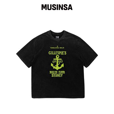 NAVYTEAM SYDNEY PIGMENT 染色短袖T恤 MUSINSA韩国官网直邮进口