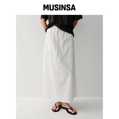 EAAH ODIN MAXI SKIRT (白色)韩国官网直邮进口