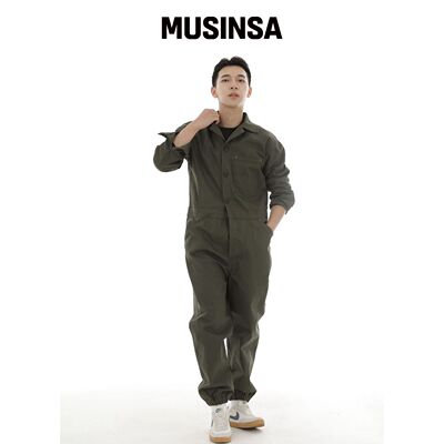 SAINTCREW 精华工装靴 tapered jogger jumpsuit韩国官网直邮进口