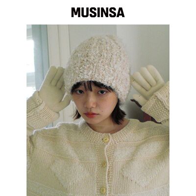 FUNFROMFUN POPCORN 针织帽，甜玉米 MUSINSA韩国官网直邮进口