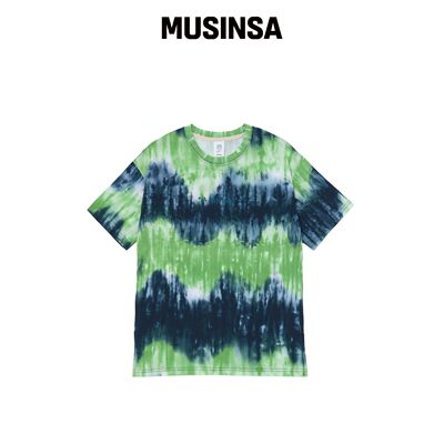 A NOTHING TIE-DYE R.M. DROP-SHOULDER 1/2 TEE韩国官网直邮进口