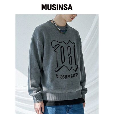 MODERMENT 可水洗ORR背带裤针织[茶色] MUSINSA韩国官网直邮进口
