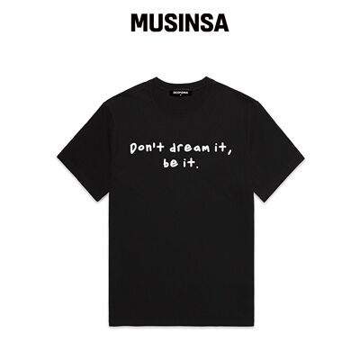 OUSE Do not dream logo 背带裤短袖T恤 (DS016)韩国官网直邮进口