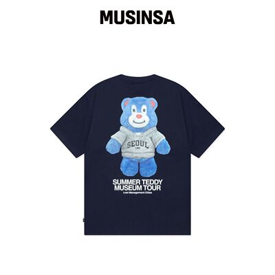 LMC SUMMER TEDDY SEOUL TOUR TEE 海军蓝韩国官网直邮进口