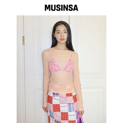 NUUANU Siena长袖_Papaya MUSINSA韩国官网直邮进口