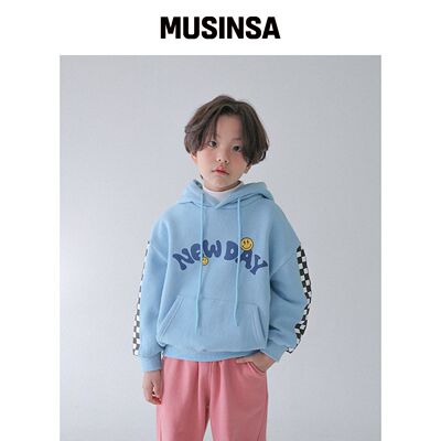 BERRYCLOSET NEW THEY 胶带连帽卫衣韩国官网直邮进口MUSINSA