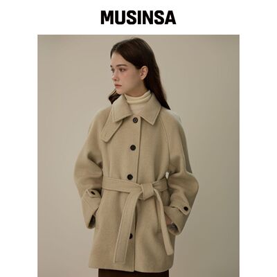 ELLIOTI Shelter Wool Half Coat_2Color韩国官网直邮进口MUSINSA