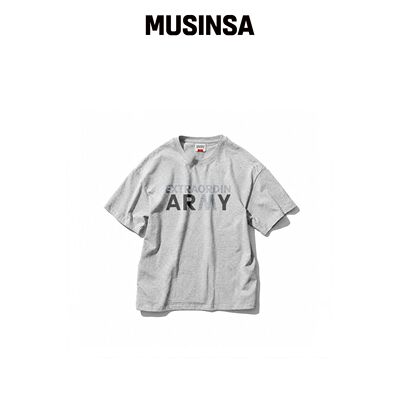 EXTRAORDINARY IPFU ARMY TEE MELANGE GREY韩国官网直邮进口