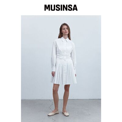 PUBLICKA X ADDISON 连衣裙 白色韩国官网直邮进口MUSINSA