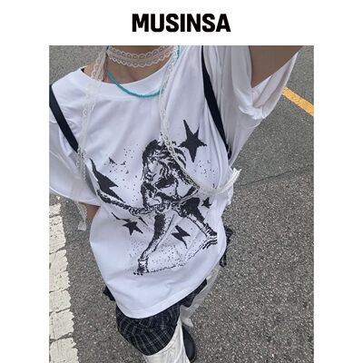 MY DEEP BLUE MEMORIES ROCK STAR OVER T-SHIRT韩国官网直邮进口
