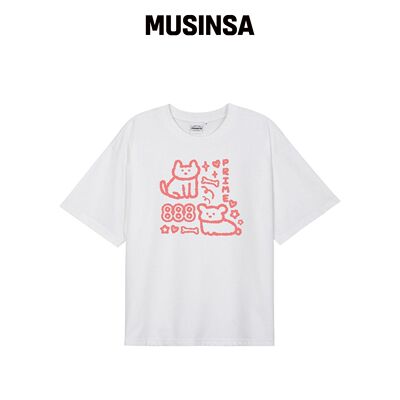 PRIMATE BONE 宽松版型短袖T恤 7种颜色韩国官网直邮进口MUSINSA