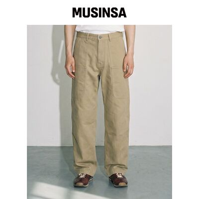 BALLUTE 6口袋疲劳裤 (米色水洗) MUSINSA韩国官网直邮进口