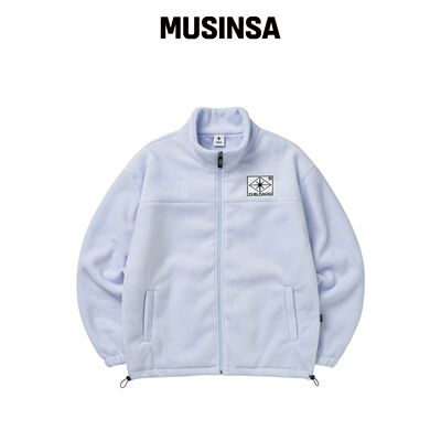 THE FACO LOZENGE LOGO FLEECE ZIPUP 浅蓝色韩国官网直邮进口