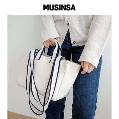 UNFOLD 迷你双色肩带包（象牙色） MUSINSA韩国直邮官方正品