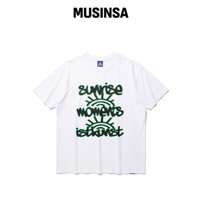 ISTKUNST SUNRISE MOMENT TEE_WHITE(IK2EMMT504韩国官网直邮进口