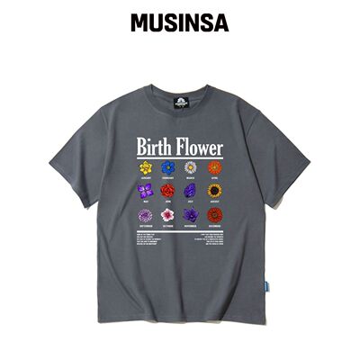 TRIPSHION BIRTH FLOWER GRAPHIC T恤 - 泥膜韩国官网直邮进口