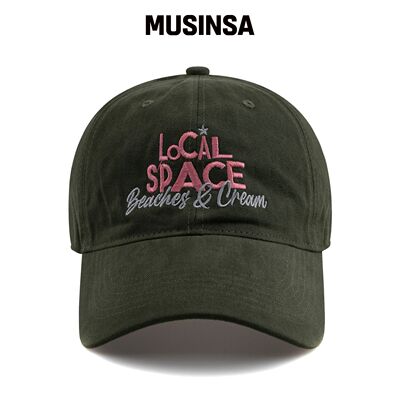 BEACHESANDCREAM LOCAL SPACE 棉质球帽-卡其色 韩国官网直邮进口